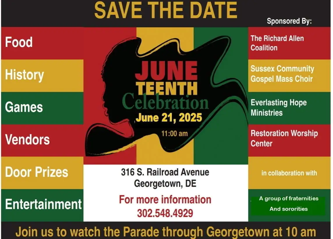 Georgetown Juneteenth Celebration - Southern Delaware Alliance for ...